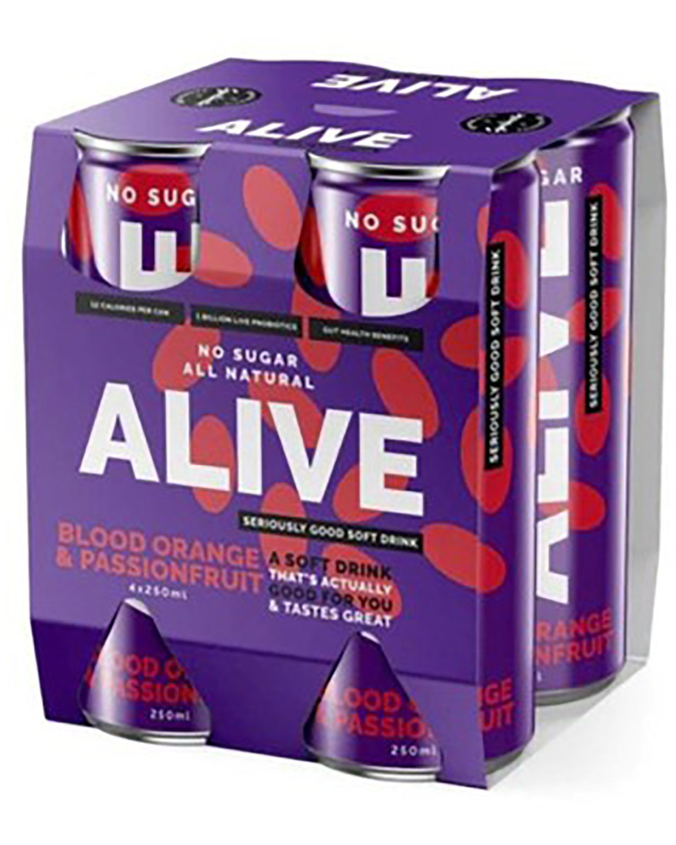 Buy Alive Blood Orange And Passionfruit 250ml Online @Lowest Price