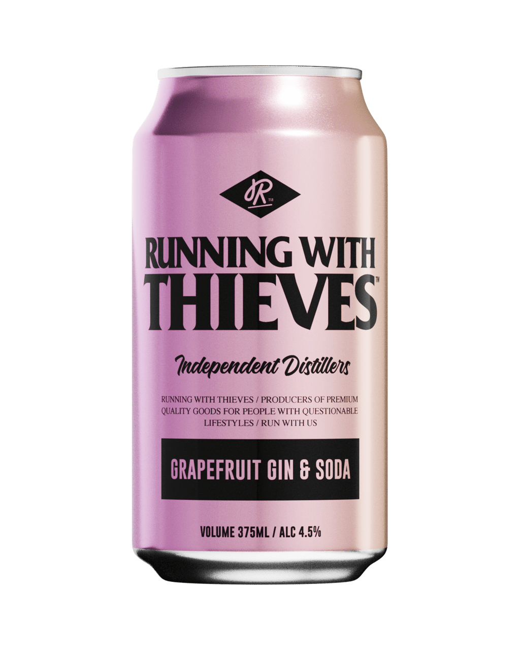 Buy Running With Thieves Grapefruit Gin & Soda Cans 375ml Online ...