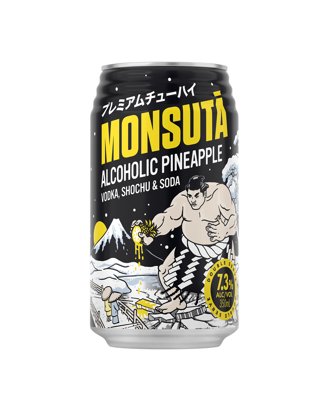 Buy Monsuta Pineapple Chuhai 7.3% Cans 350ml Online @Lowest Price