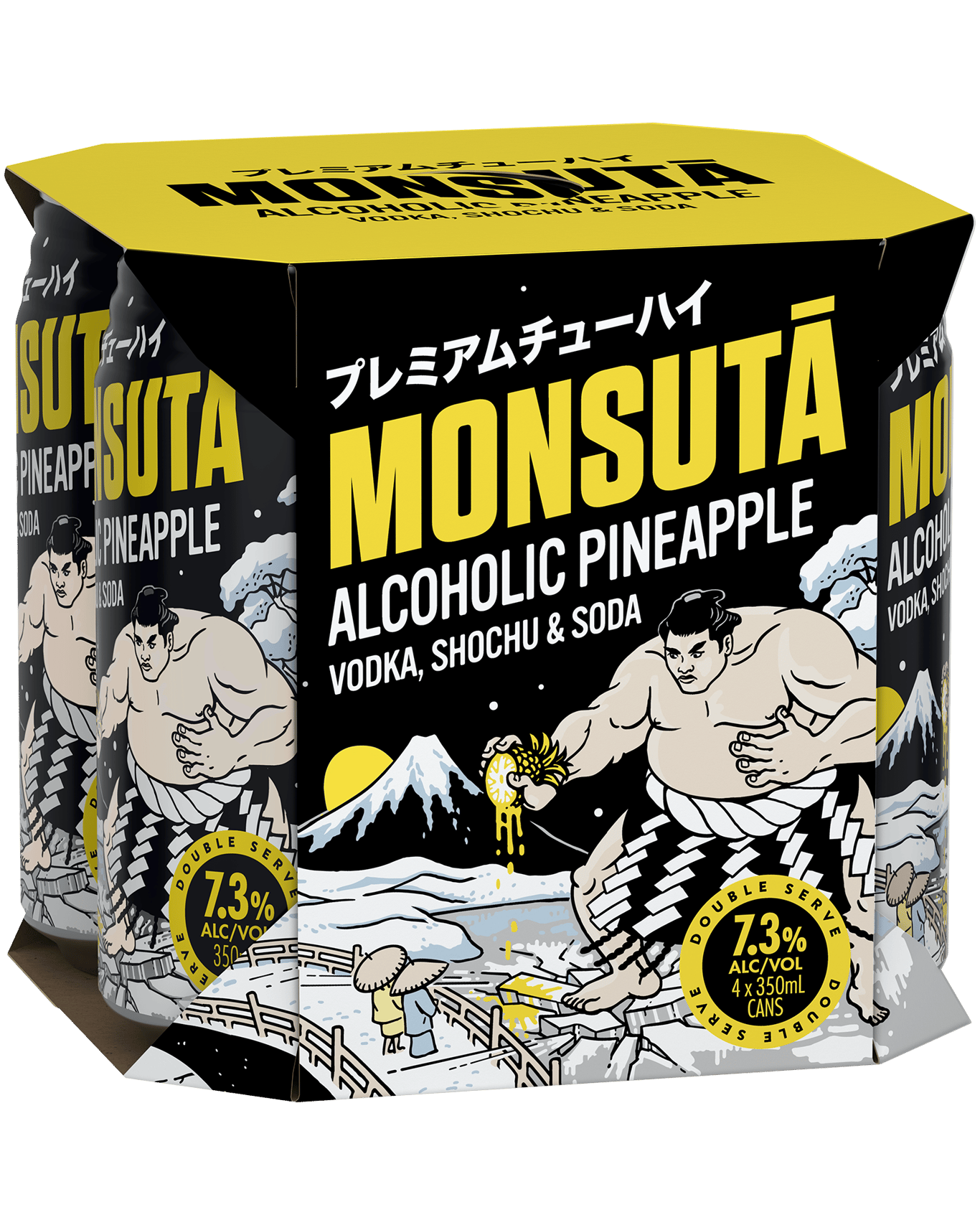 Buy Monsuta Pineapple Chūhai 7.3% Cans 350ml Online @Lowest Price