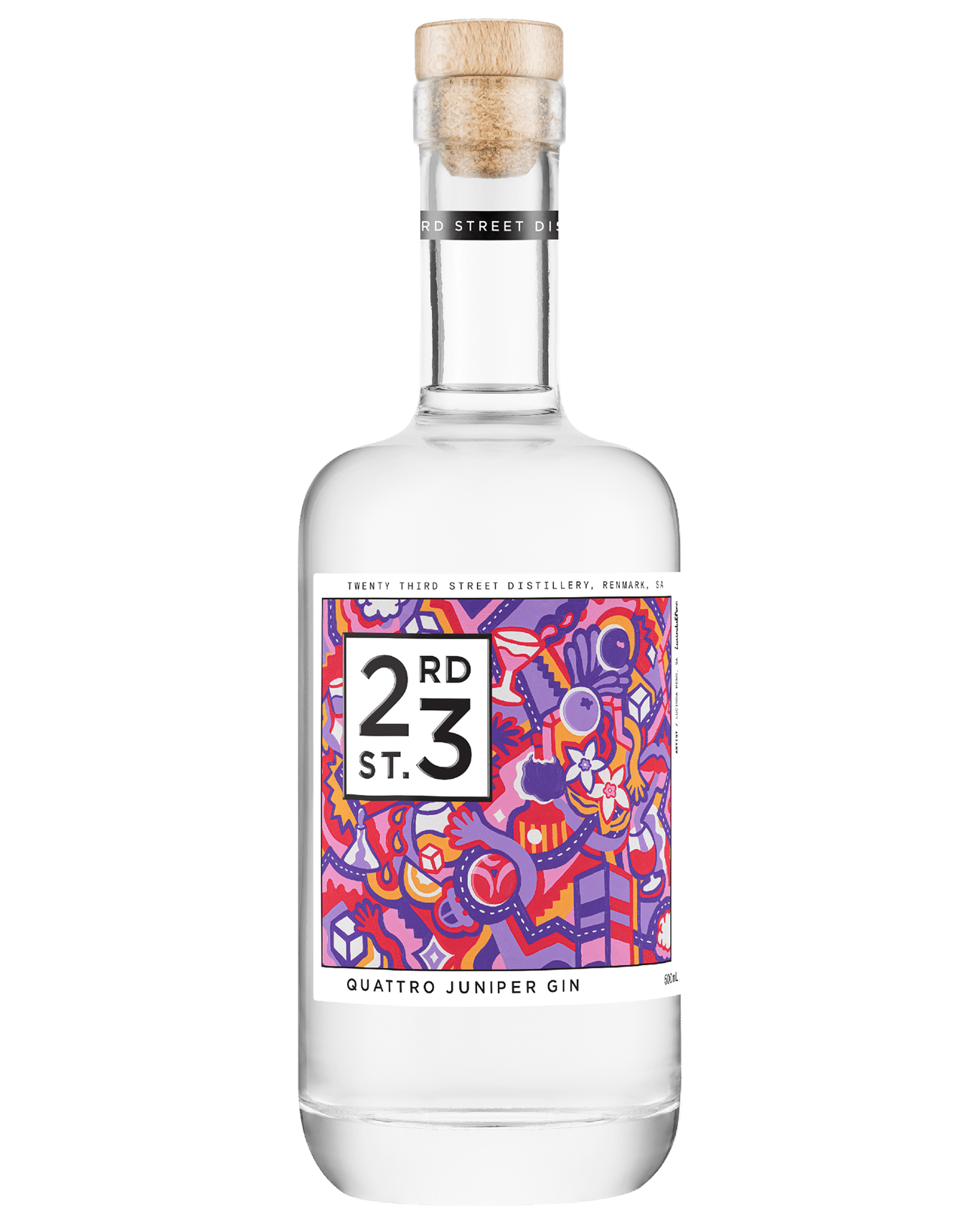 Buy 23rd Street Distillery Quattro Juniper Gin 500ml Online (Low Prices ...