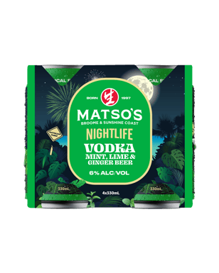 Buy Matso's Nightlife Mint & Lime Ginger Beer Cans 330ml Online @Lowest ...