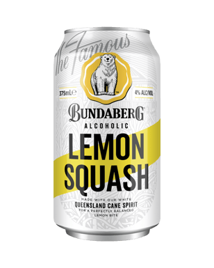 Buy Bundaberg Alcoholic Lemon Squash Cans 375ml Online @Lowest Price