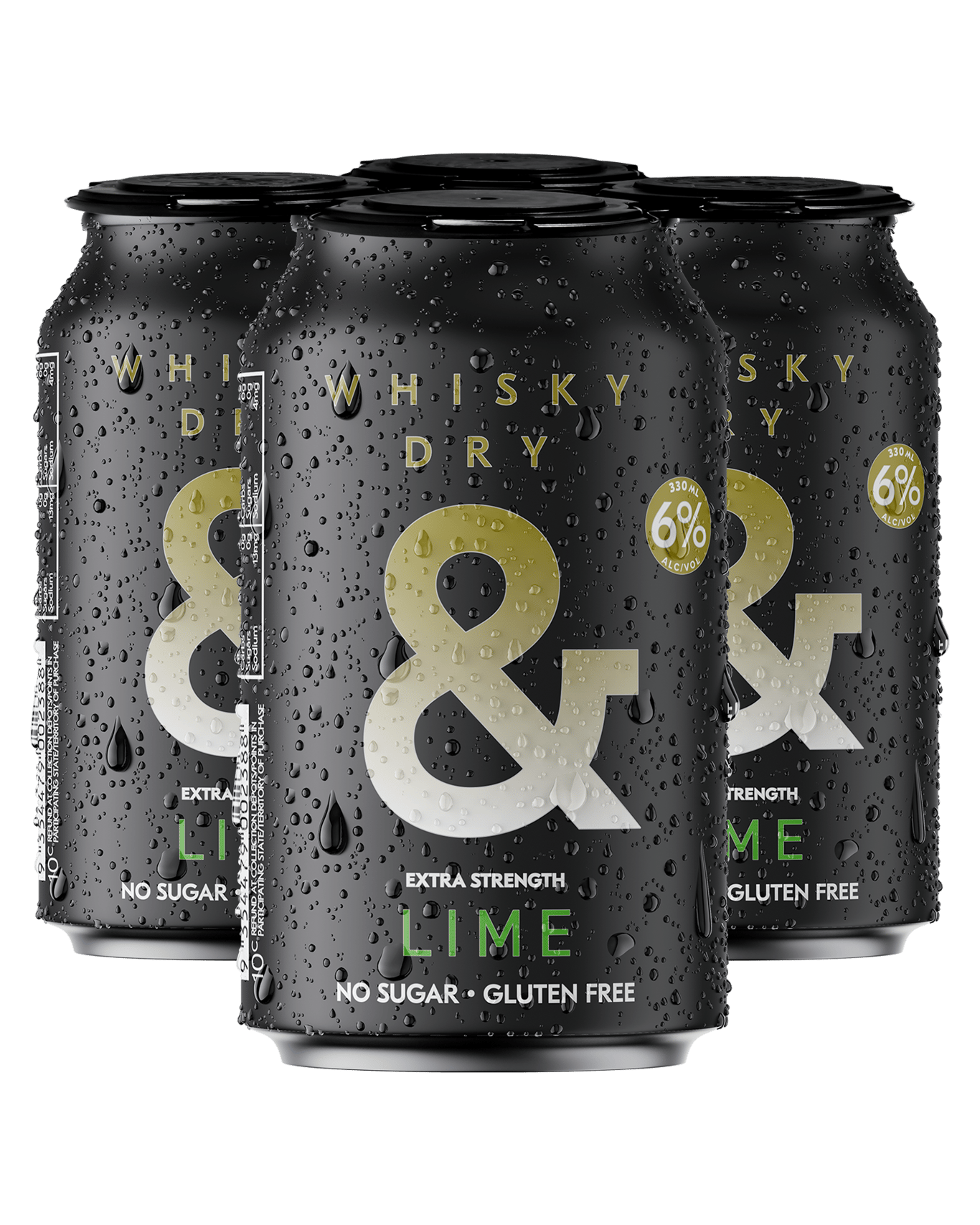 Buy Ampersand Whisky & Dry Lime Extra Strength Cans 330ml Online ...