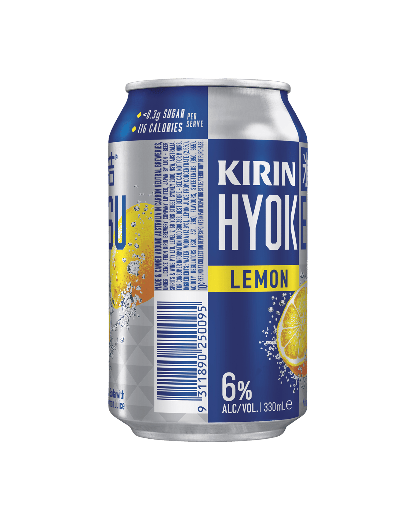 Buy Kirin Hyoketsu Lemon Cans 330ml Online @Lowest Price