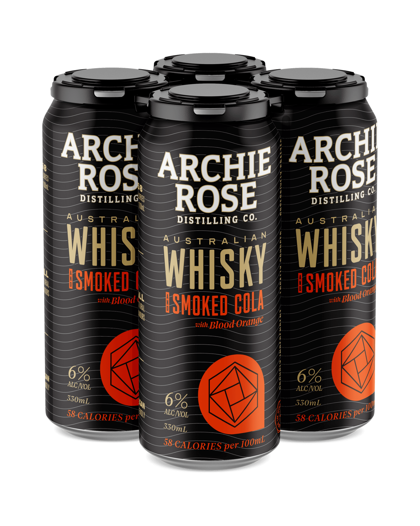 Buy Archie Rose Double Malt Whisky With Smoked Cola & Blood Orange Cans ...