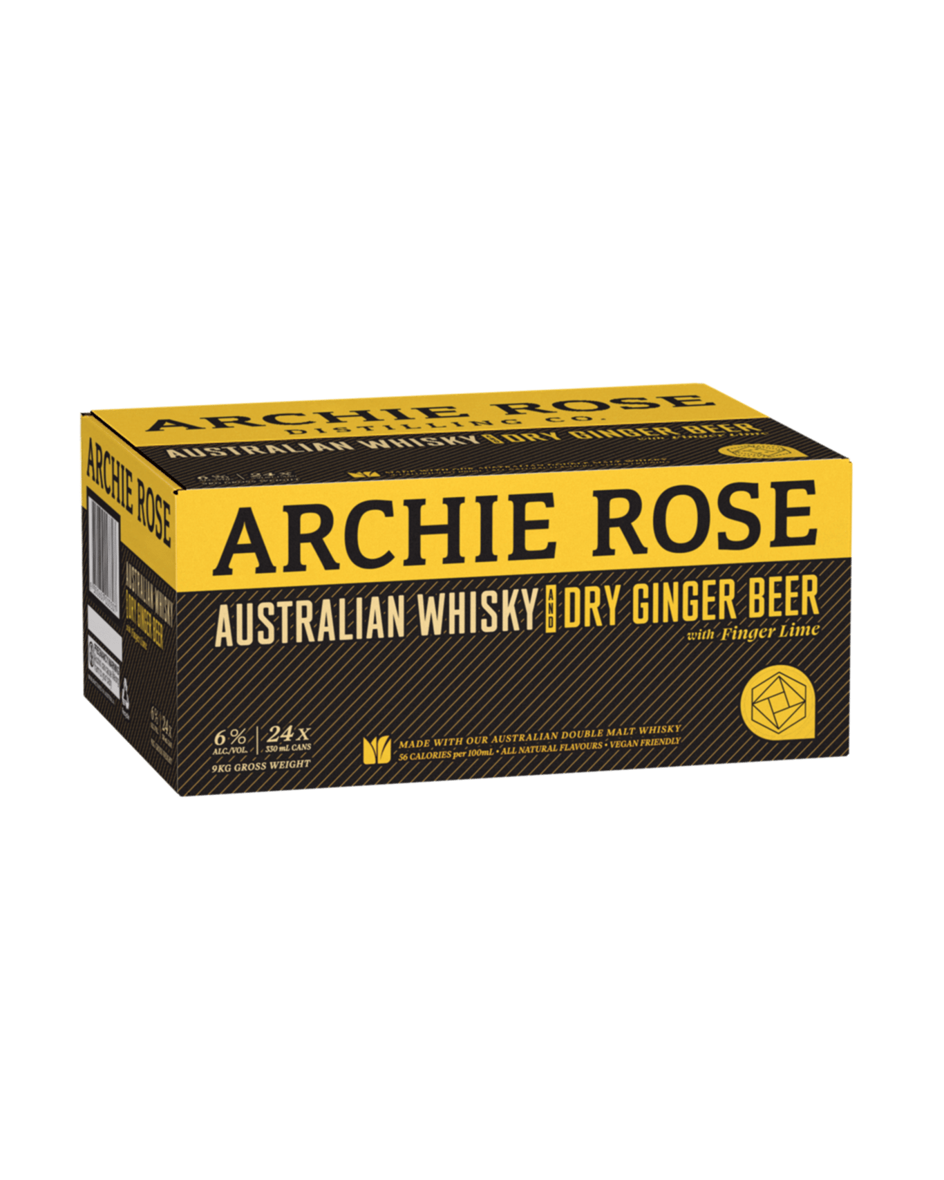 Buy Archie Rose Double Malt Whisky With Dry Ginger Beer Cans 330ml ...
