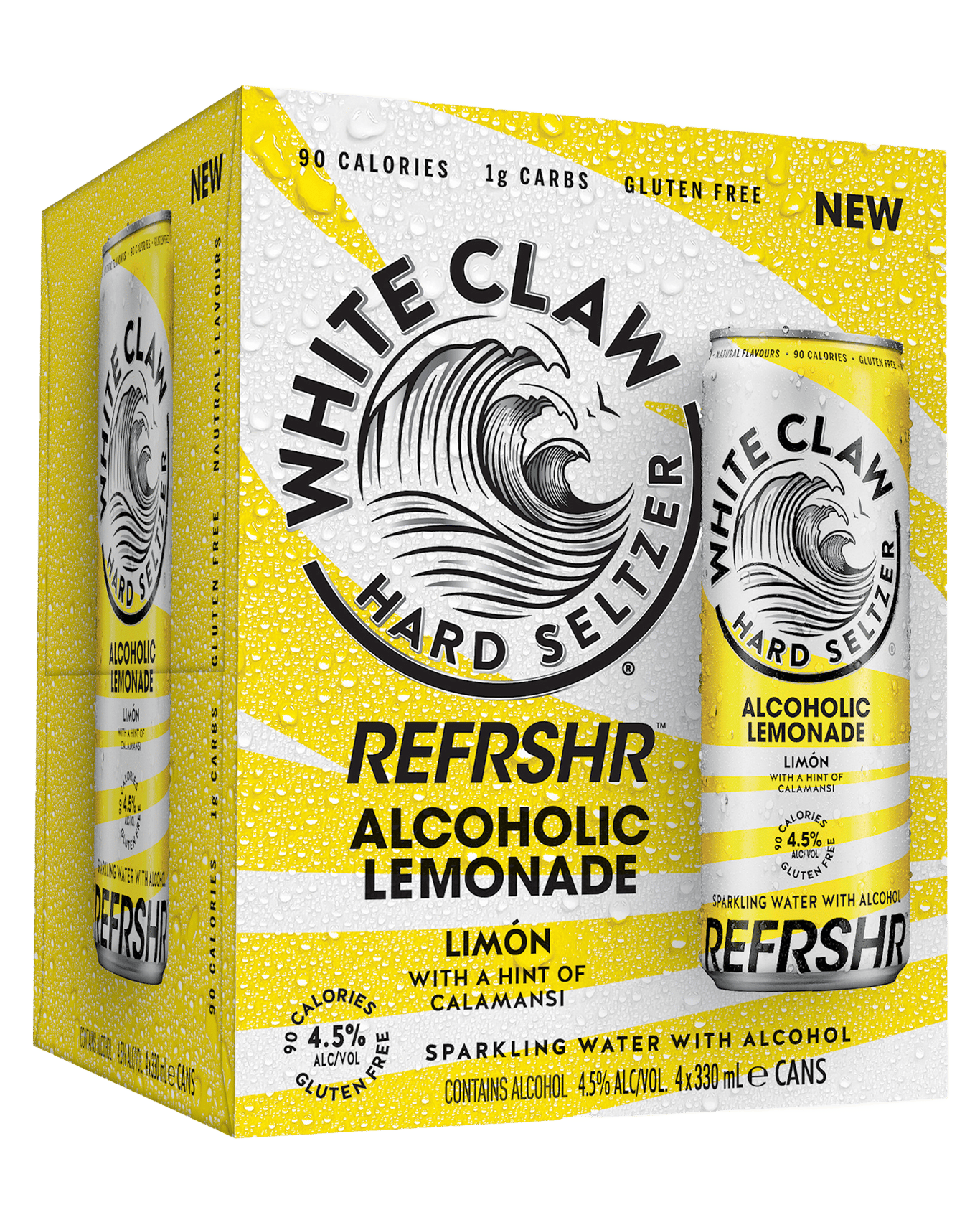 Buy White Claw Refrshr Alcoholic Lemonade Limon Cans 330ml Online ...