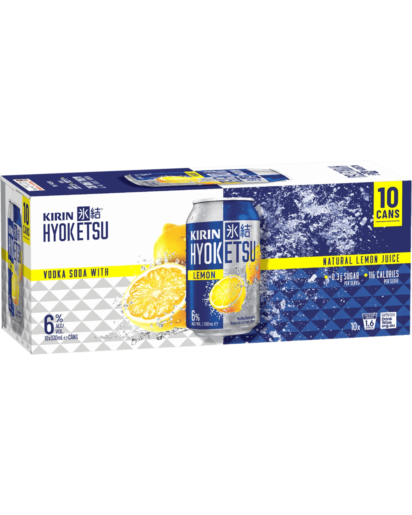Buy Kirin Hyoketsu Lemon 10 Pack Cans 330ml Online @Lowest Price