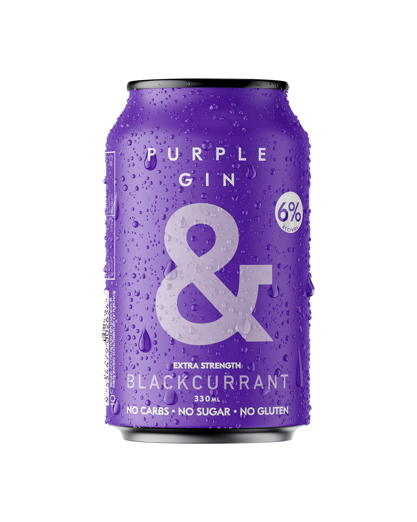 Buy Ampersand Purple Gin & Blackcurrant Extra Strength Cans 330ml ...