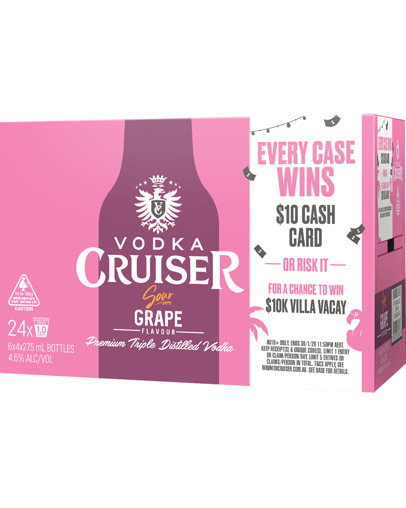 Buy Vodka Cruiser Sour Grape Bottles 275ml Online @Lowest Price