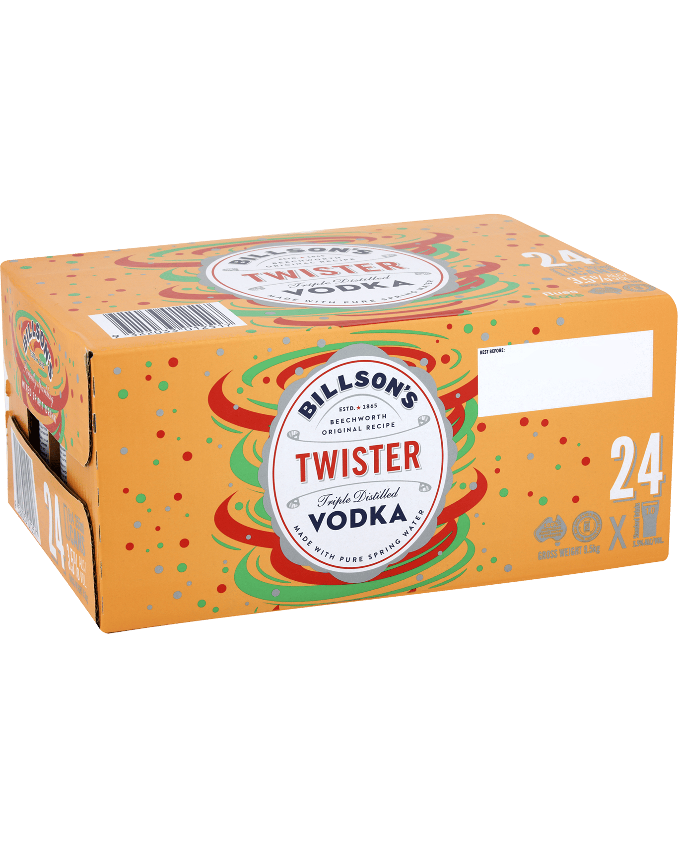 Buy Billson’s Vodka With Twister Cans 355ml Online @Lowest Price