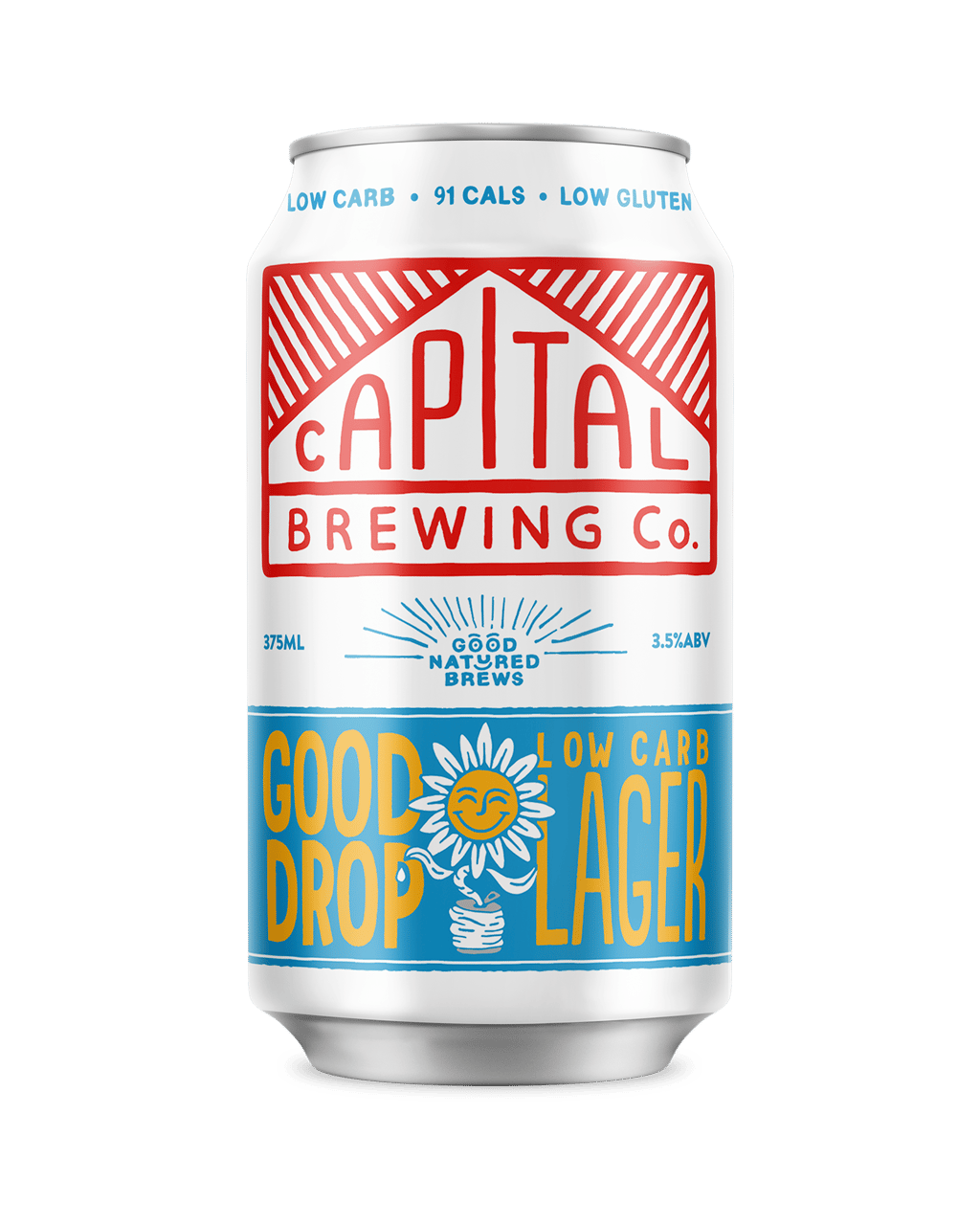 Buy Capital Brewing Co. Good Drop Lager Cans 375ml Online @Lowest Price