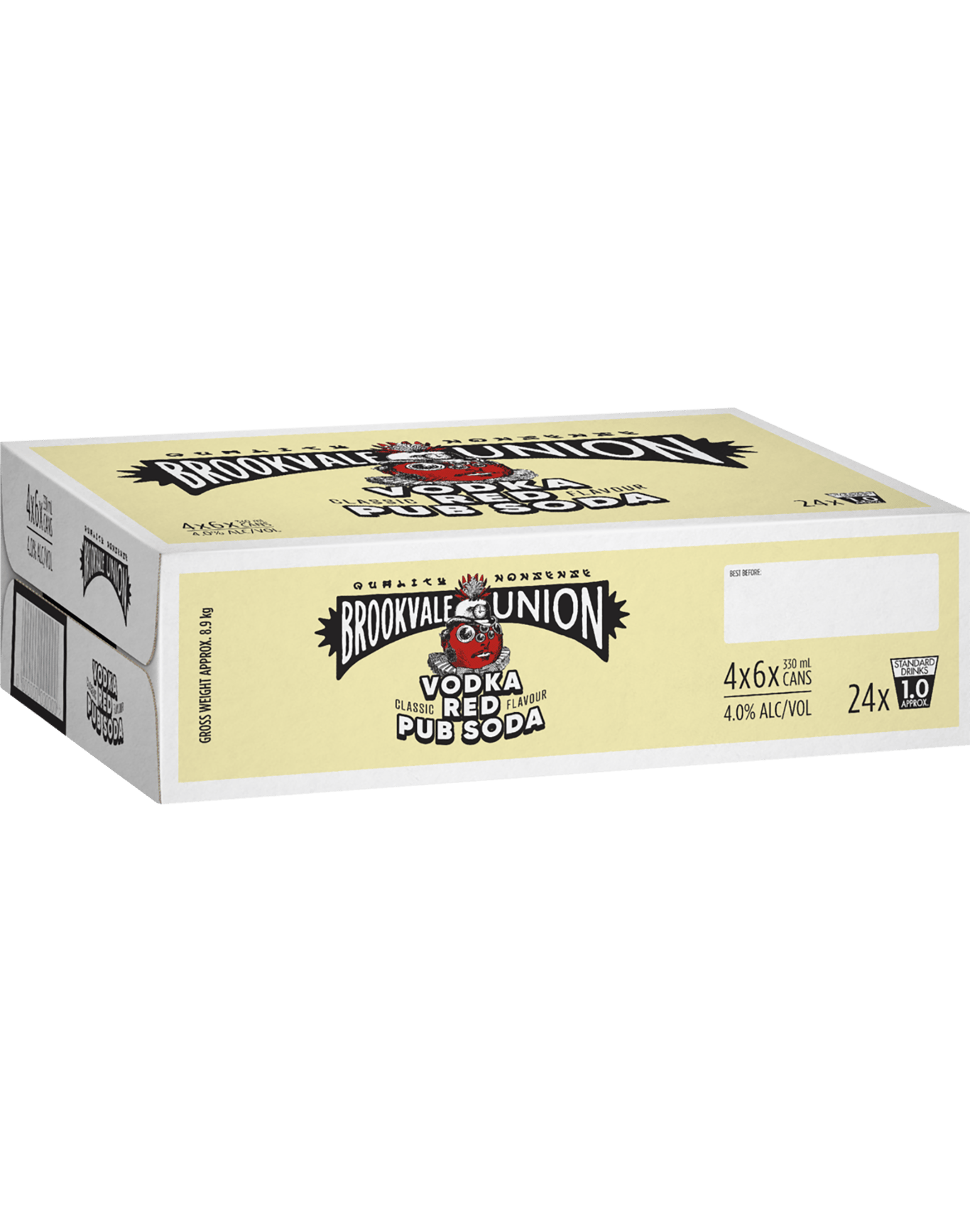 Buy Brookvale Union Vodka Red Pub Soda Cans 330ml Online @Lowest Price
