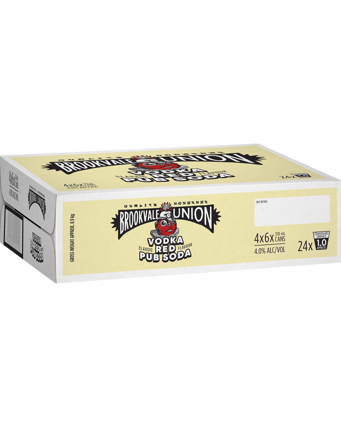 Buy Brookvale Union Vodka Red Pub Soda Cans 330ml Online @Lowest Price
