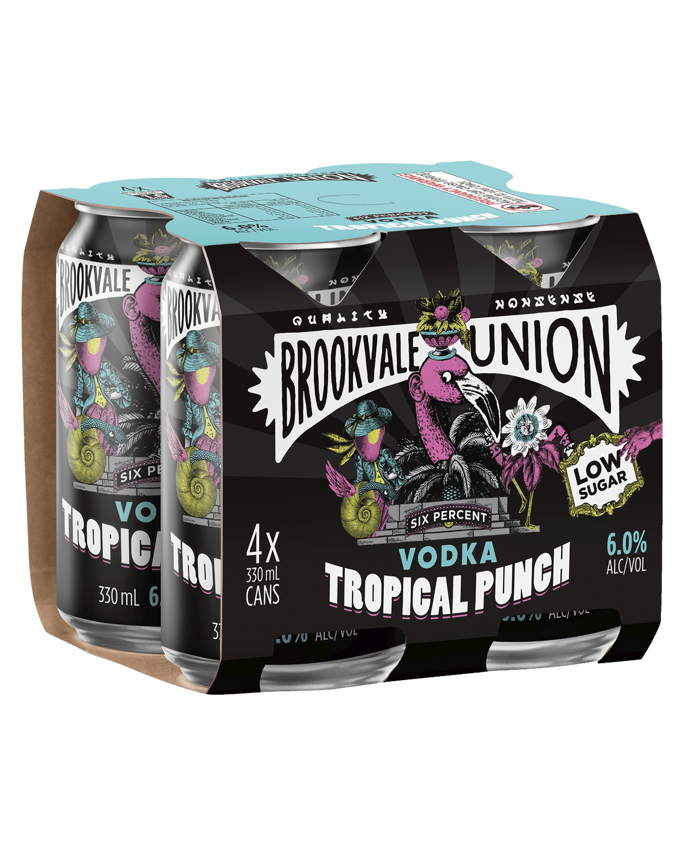 Buy Brookvale Union Vodka Tropical Punch Cans 330ml Online @Lowest Price