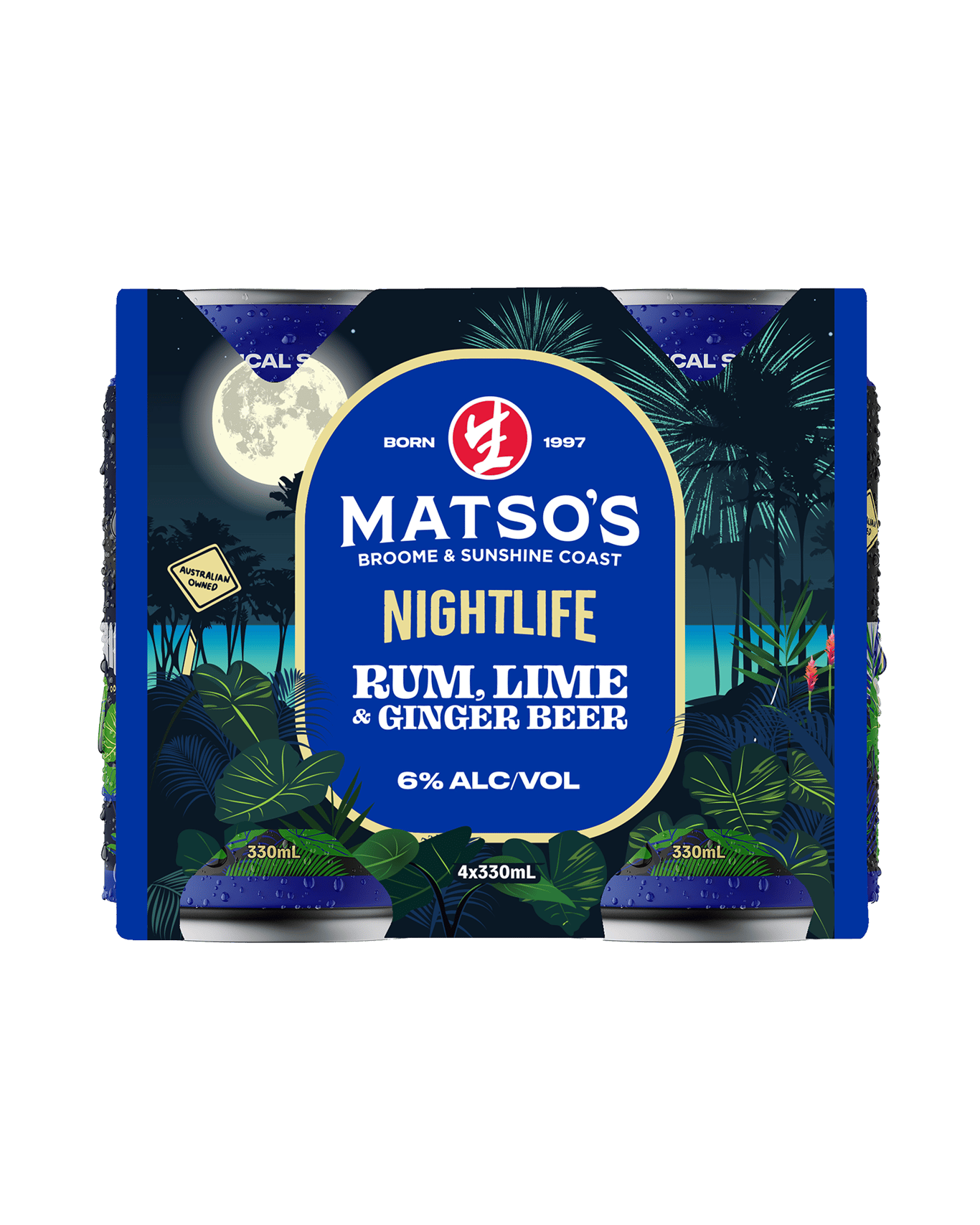Buy Matso's Nightlife Ginger Beer With Rum & Lime Cans 330ml Online ...