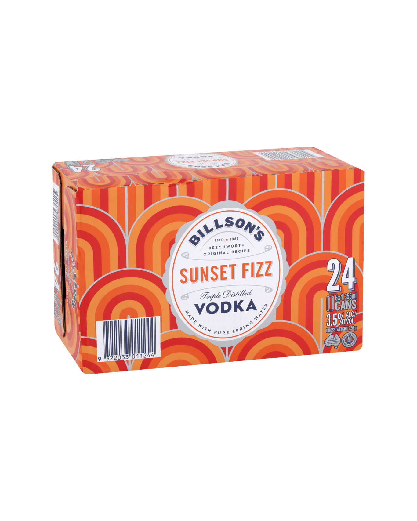 Buy Billson's Sunset Fizz Can 355ml Online @Lowest Price