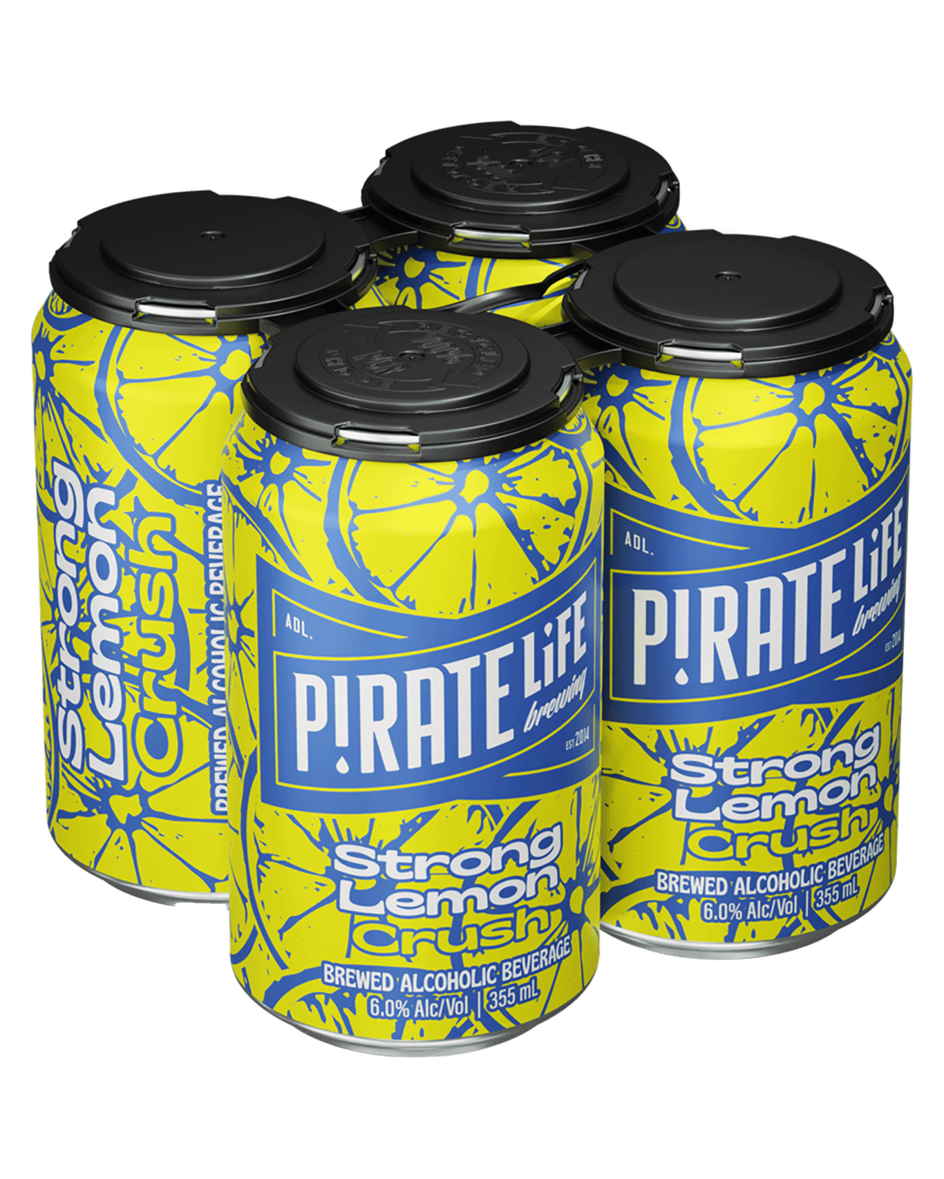 Buy Pirate Life Strong Lemon Crush Cans 355ml Online @Lowest Price