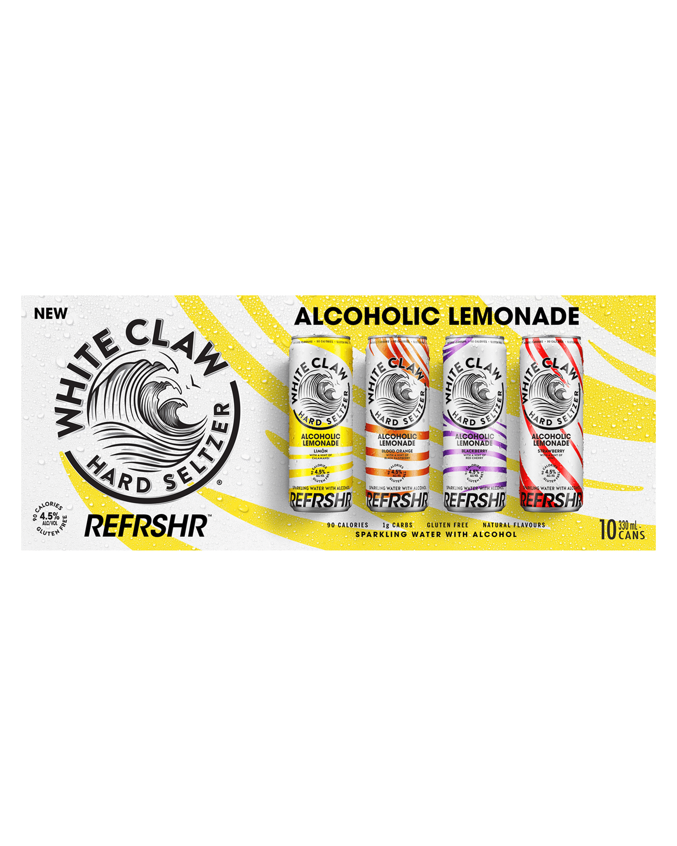 Buy White Claw Hard Seltzer Refrshr Alcoholic Lemonade Variety Pack ...
