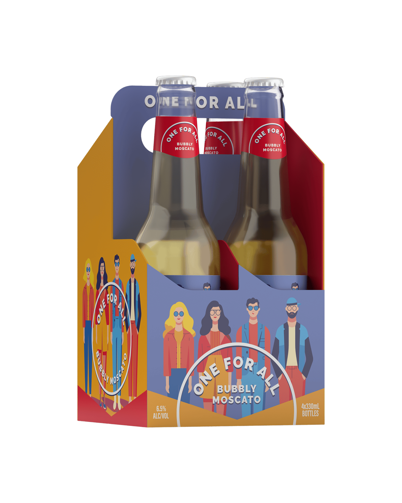 Buy One For All Bubbly Moscato Bottles 330ml Online @Lowest Price