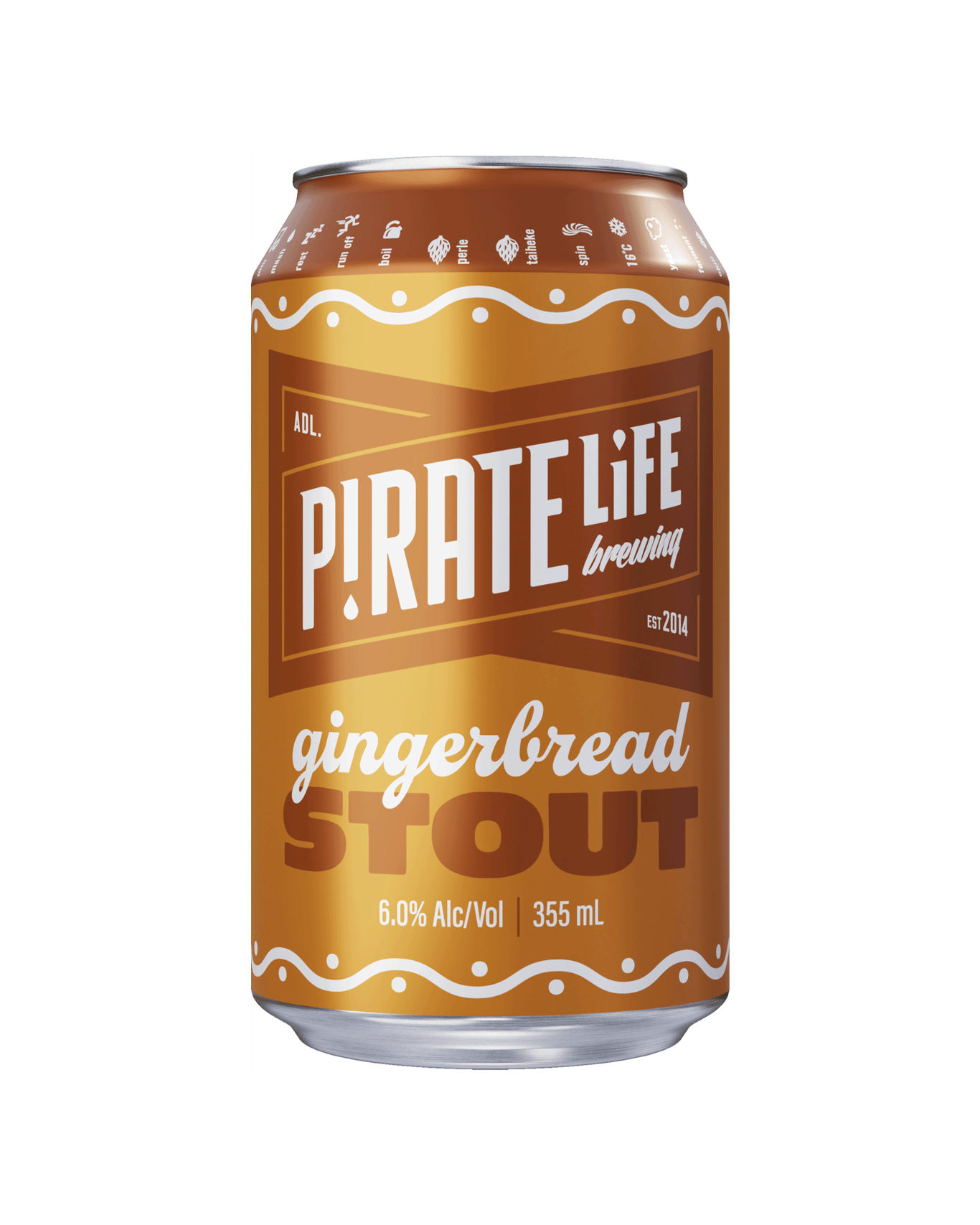 Buy Pirate Life Gingerbread Stout 355ml Can Online (Low Prices) from Dan Murphy's