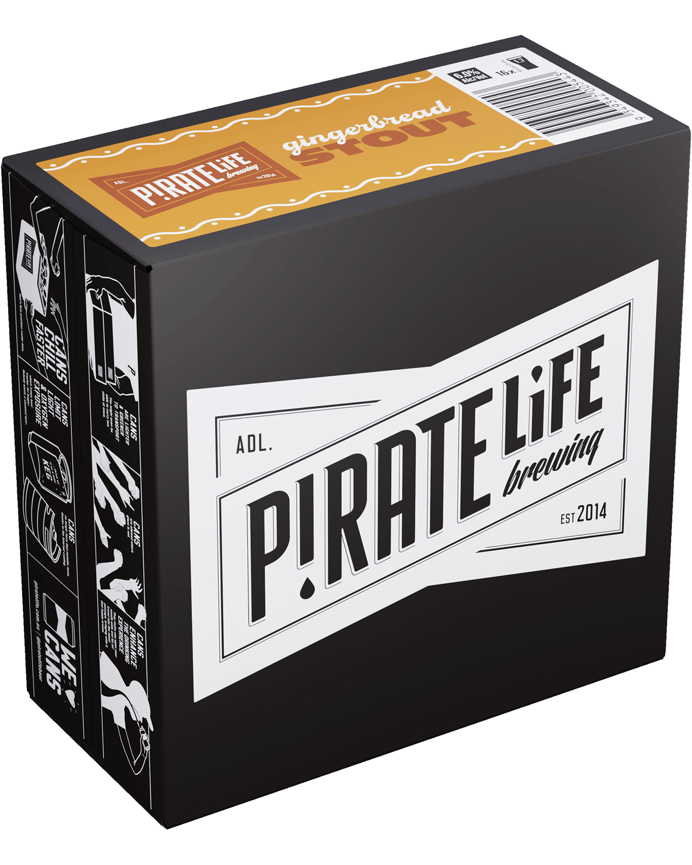 Buy Pirate Life Gingerbread Stout 355ml Can Online (Low Prices) from ...