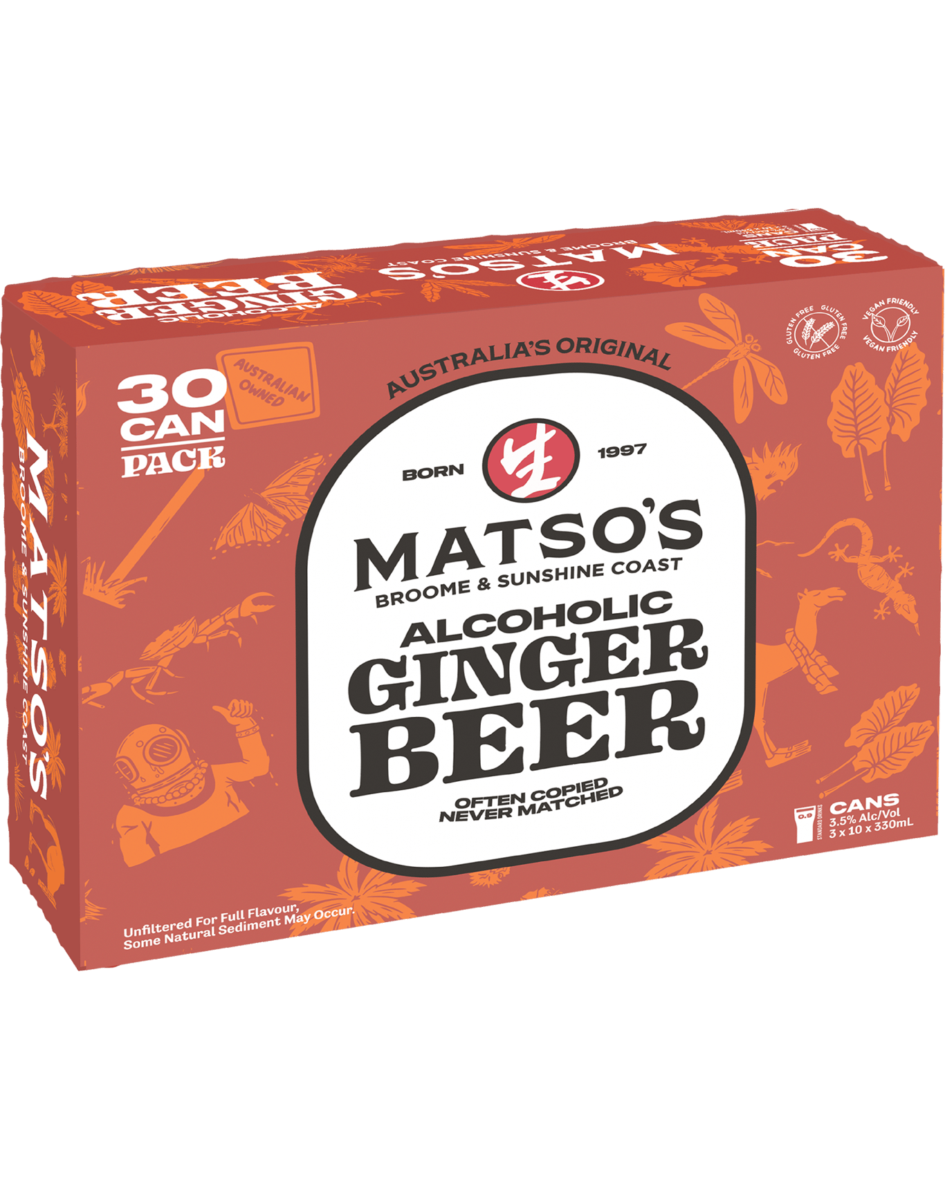 Buy Matso's Ginger Beer Cans 330ml Online @Lowest Price