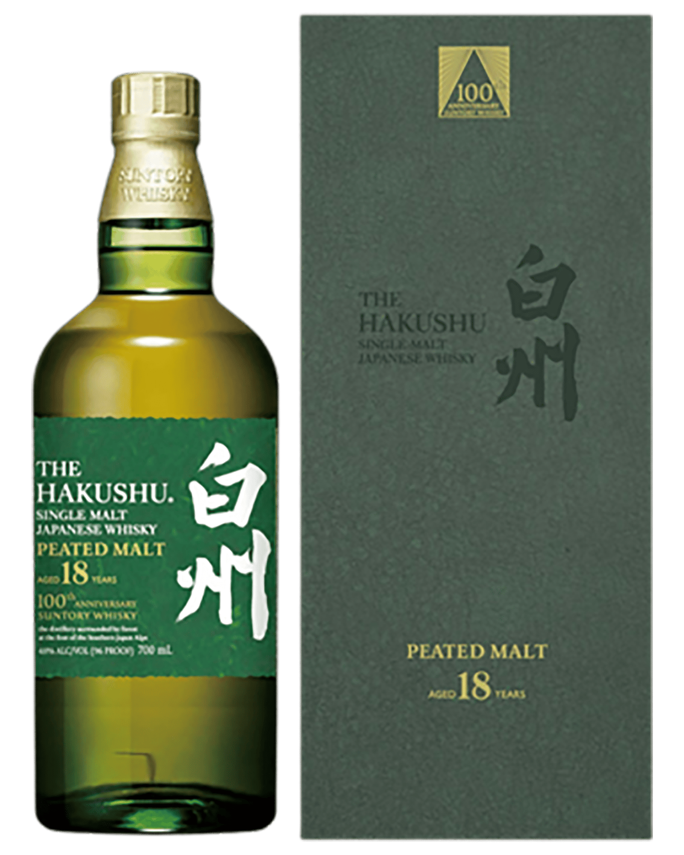 Buy The Hakushu 18yo Single Malt Centenary Japanese Whisky 700ml Online @Lowest Price