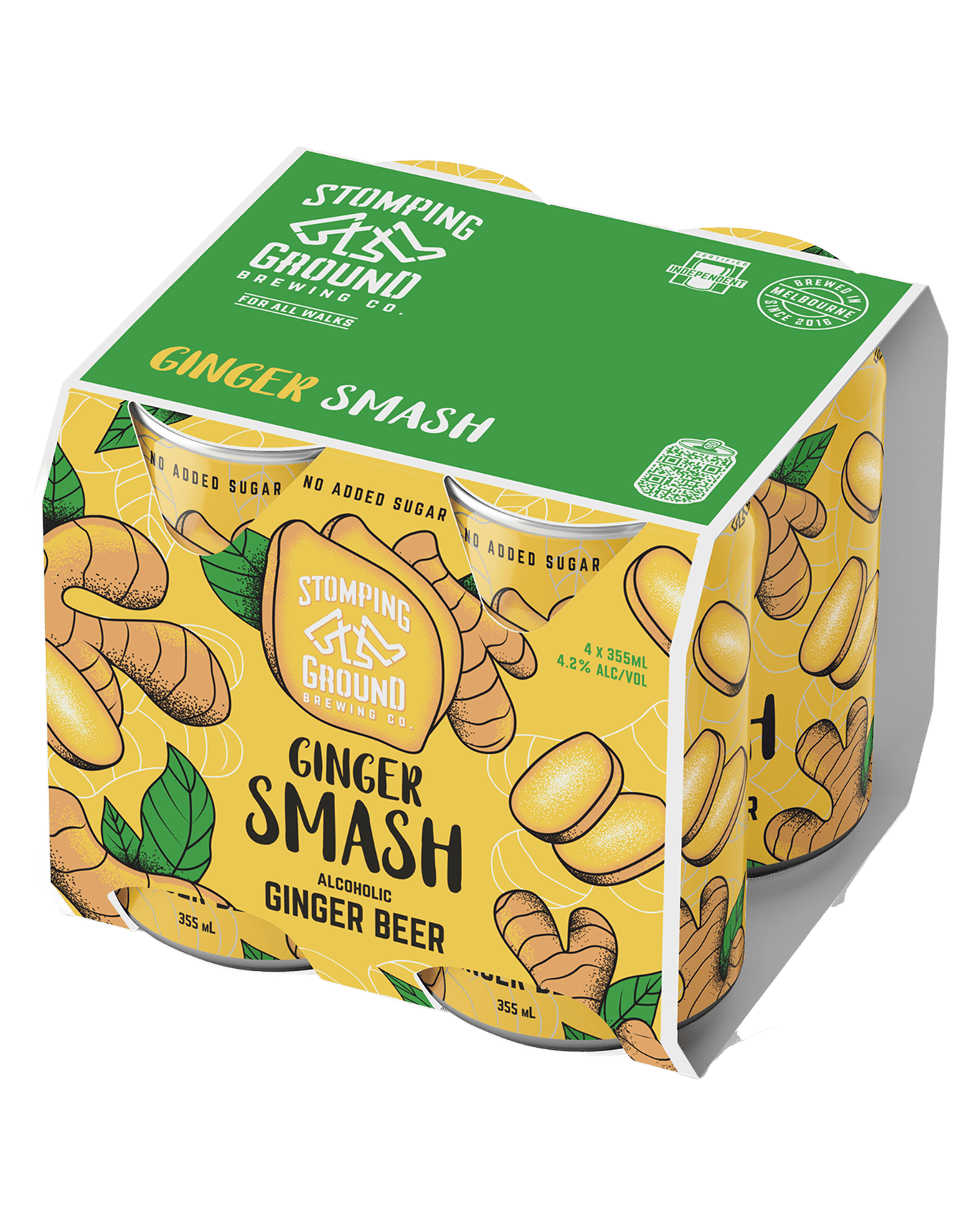 Buy Stomping Ground Ginger Smash Beer Cans 355ml Online (Low Prices ...