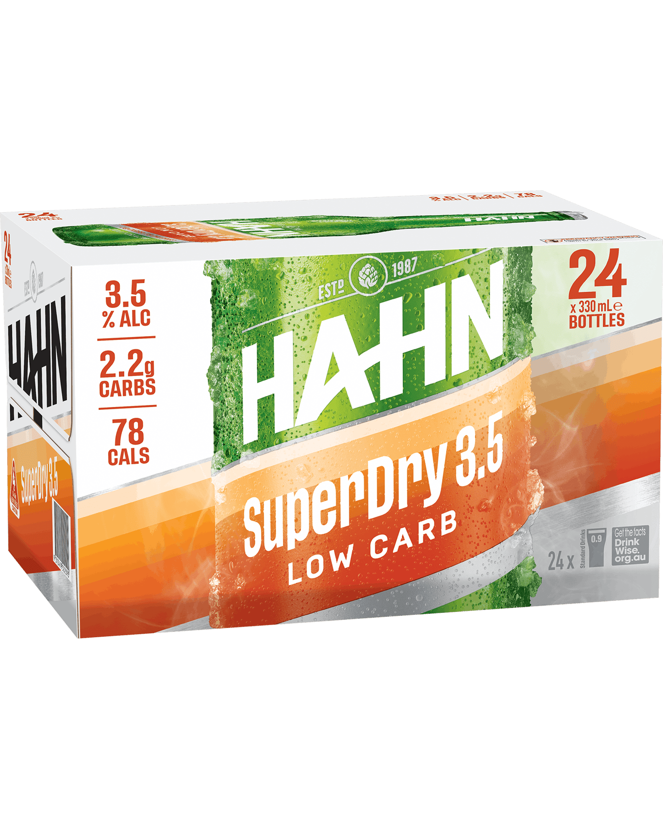 Buy Hahn Superdry Lager 3.5% Bottles 330ml Online @Lowest Price