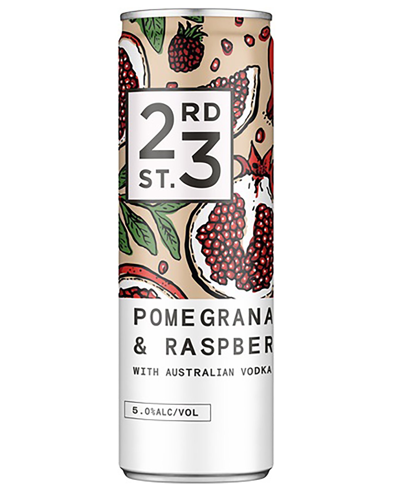 Buy 23rd Street Distillery Pomegranate And Raspberry Vodka Soda Can ...