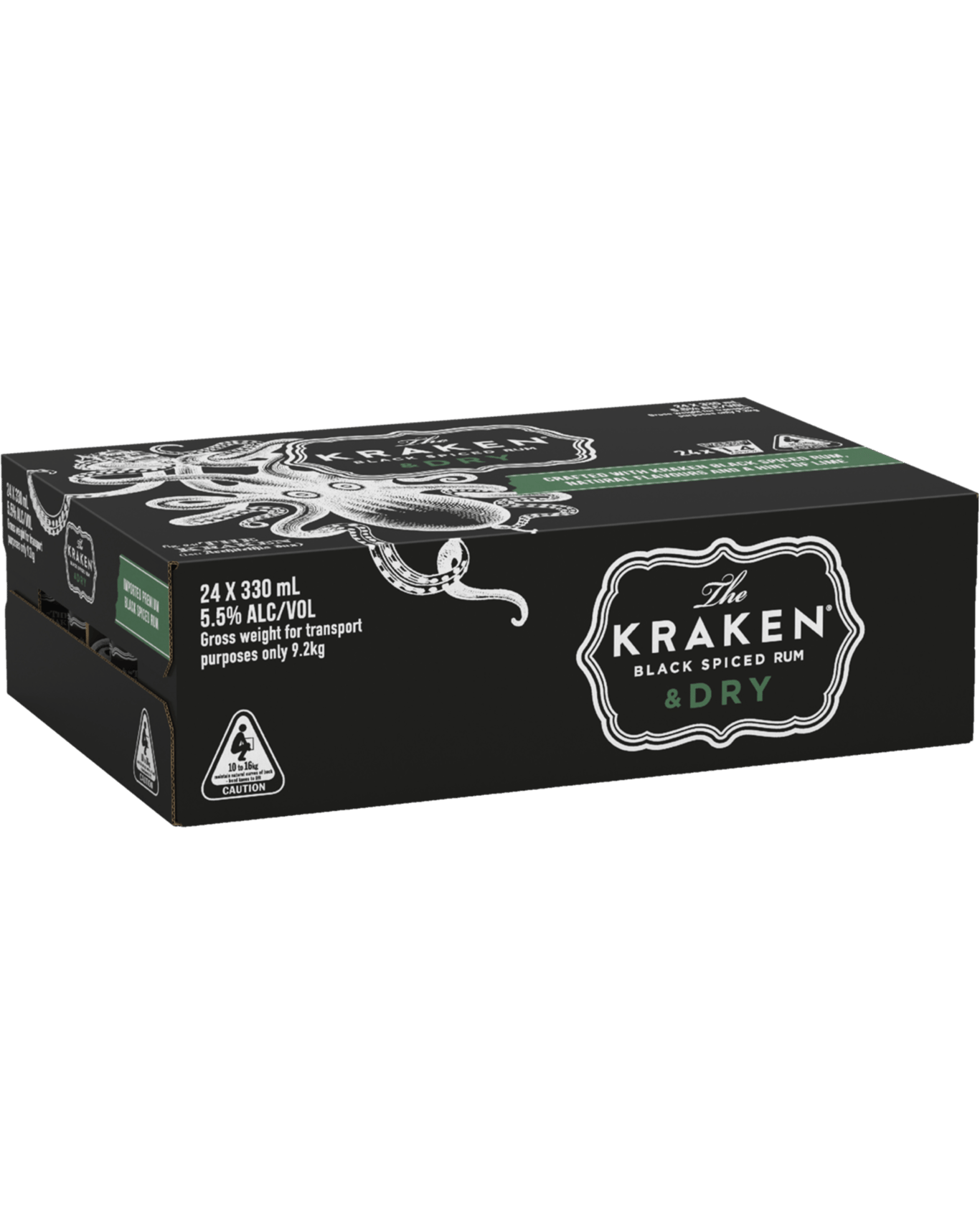 Buy The Kraken Spiced Rum & Dry Cans 330ml Online @Lowest Price