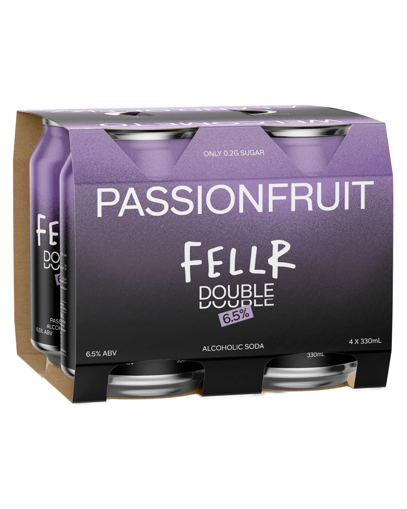 Buy Fellr Double 6.5% Passionfruit Seltzer Cans 330ml Online @Lowest Price