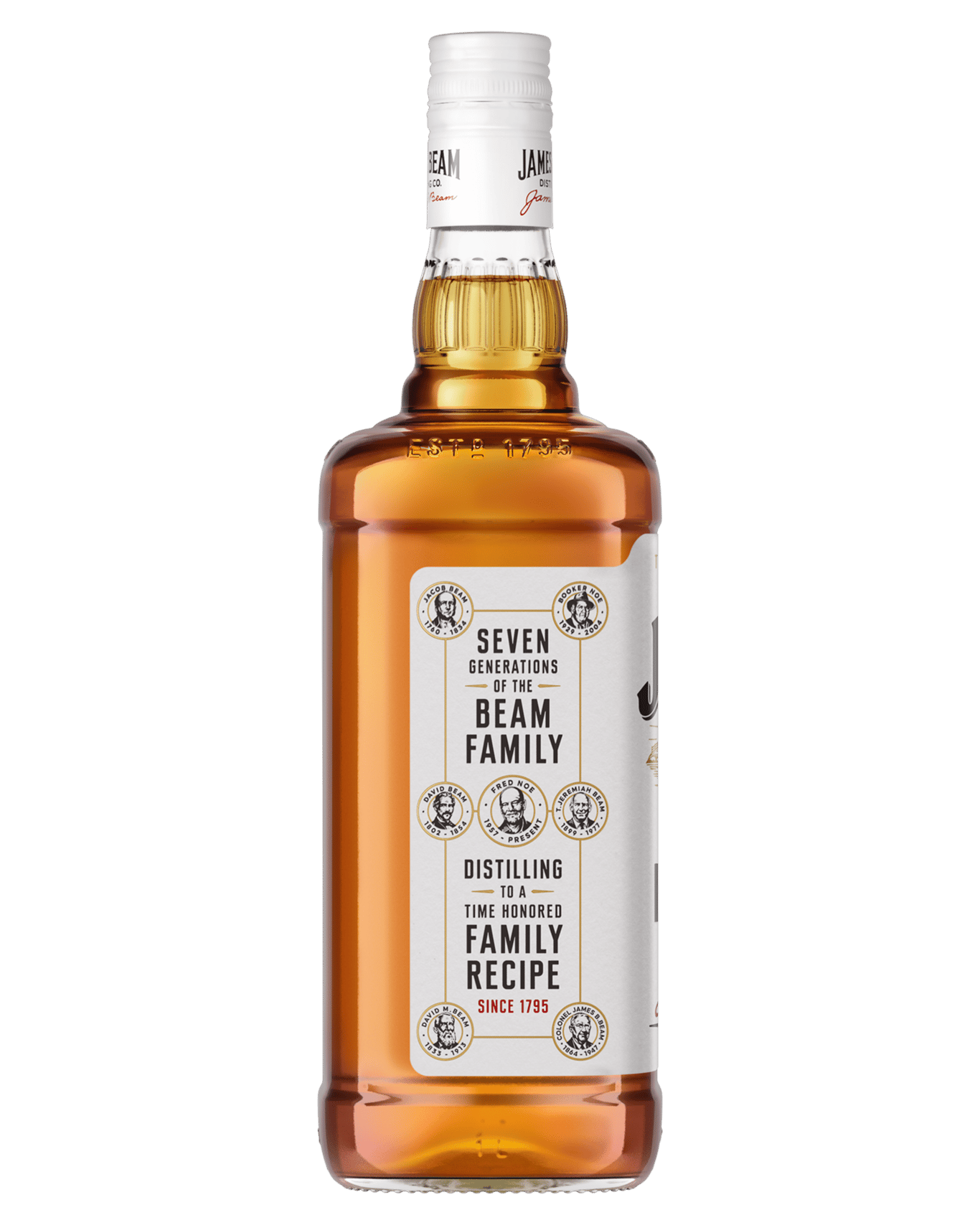 Buy Jim Beam White Label Kentucky Straight Bourbon Whiskey 1l Online ...