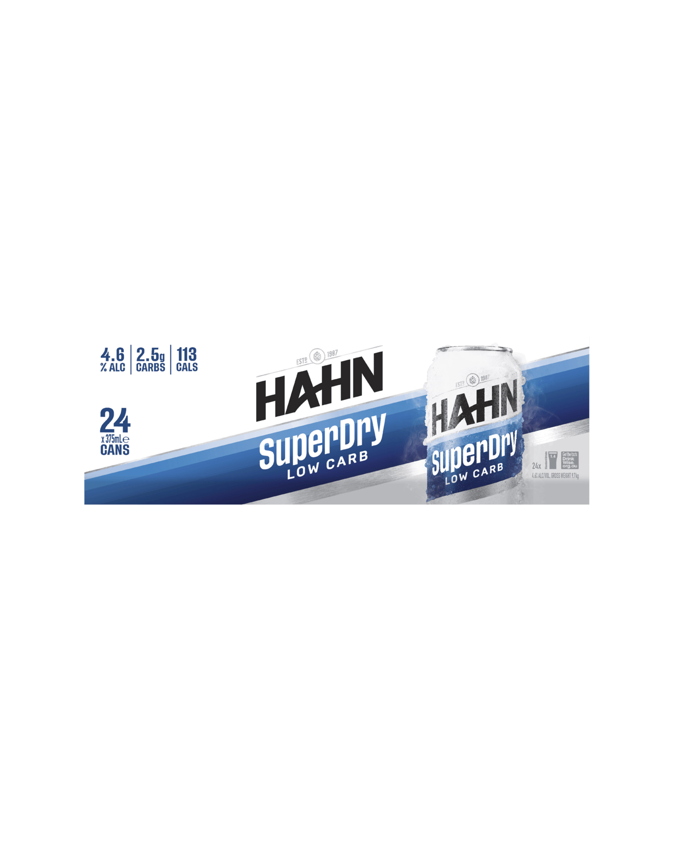Buy Hahn Super Dry Lager Cans 375ml Online @Lowest Price