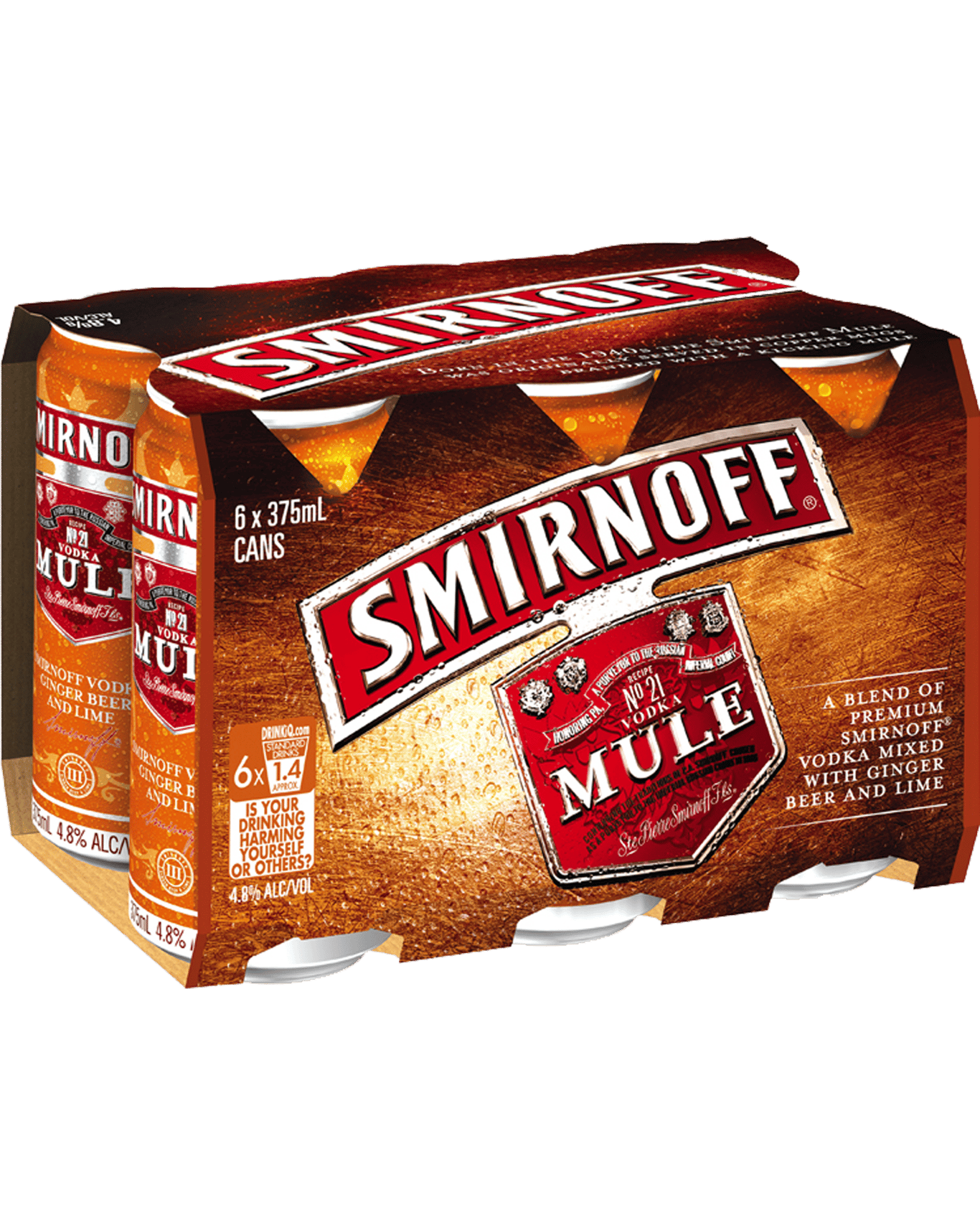 Buy Smirnoff Mule Cans 375ml Online @Lowest Price