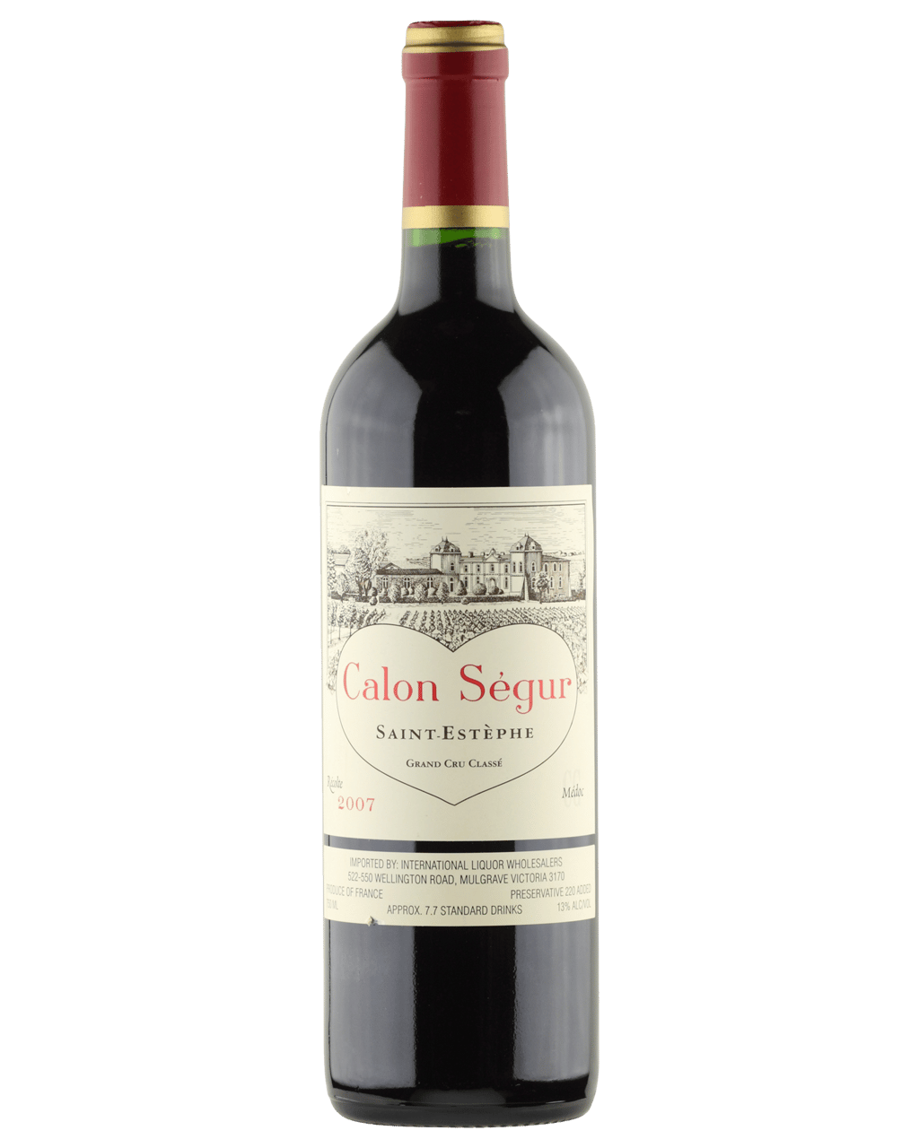 Buy Château Calon-ségur Saint-estèphe 2007 Online @Lowest Price