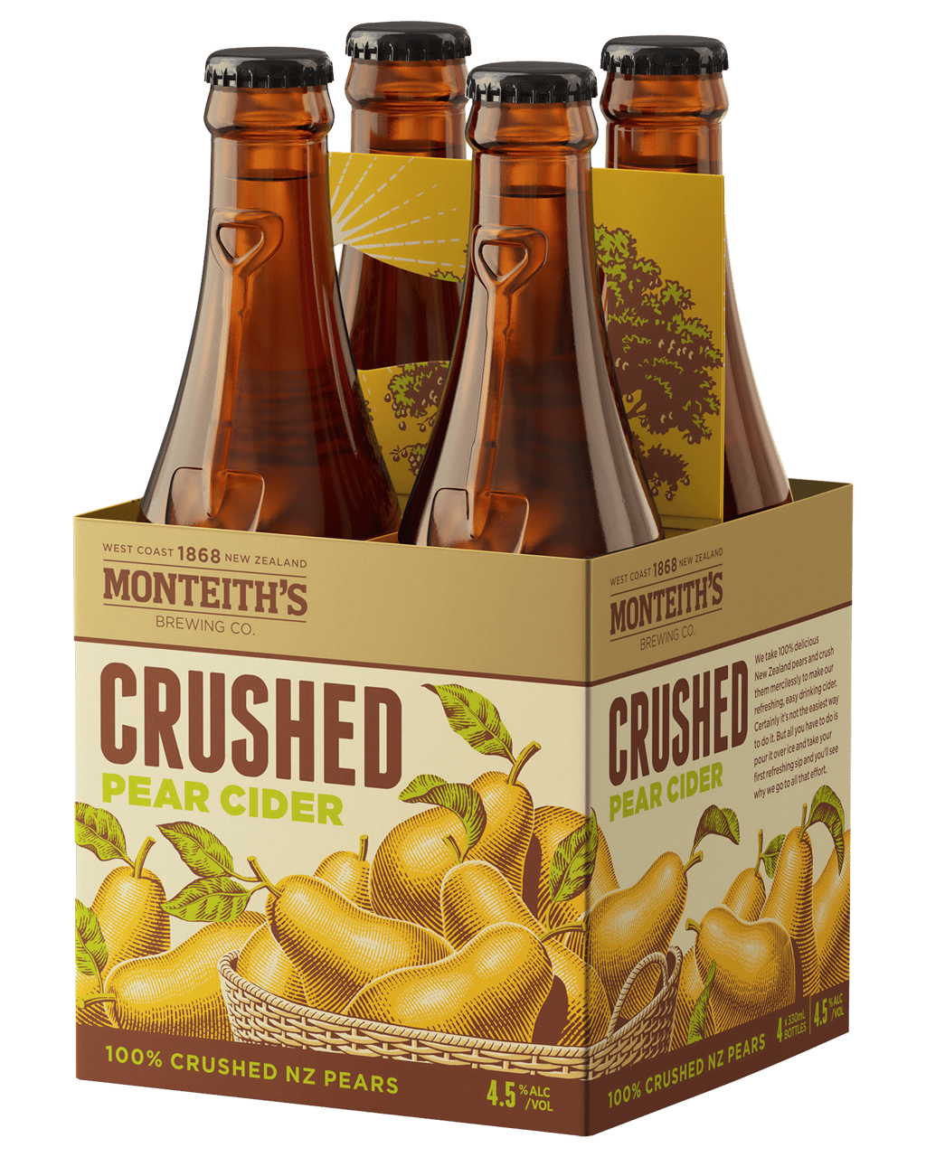 Buy Monteith's Crushed Pear Cider 330ml Online @Lowest Price