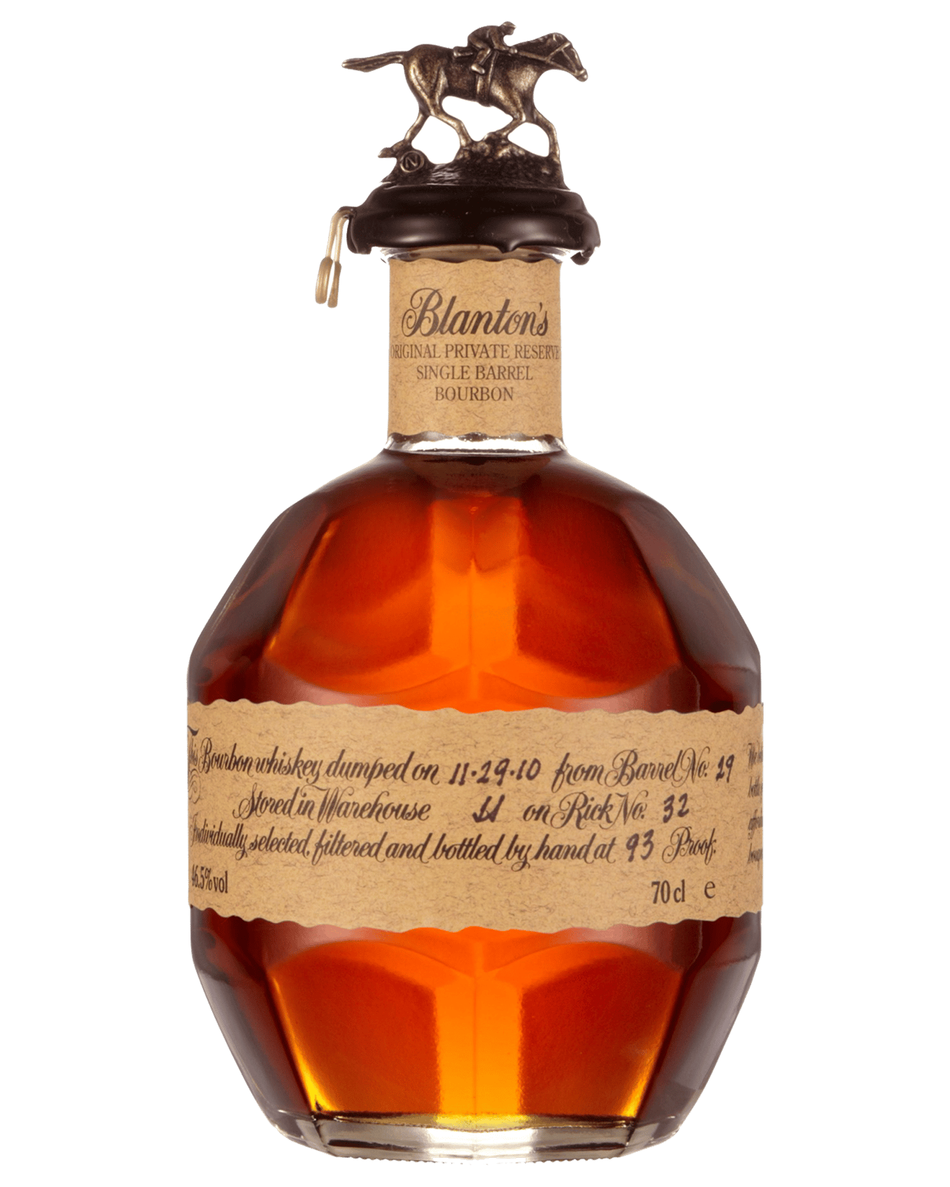 Buy Blanton's Original Private Reserve Single Barrel Bourbon 700ml ...