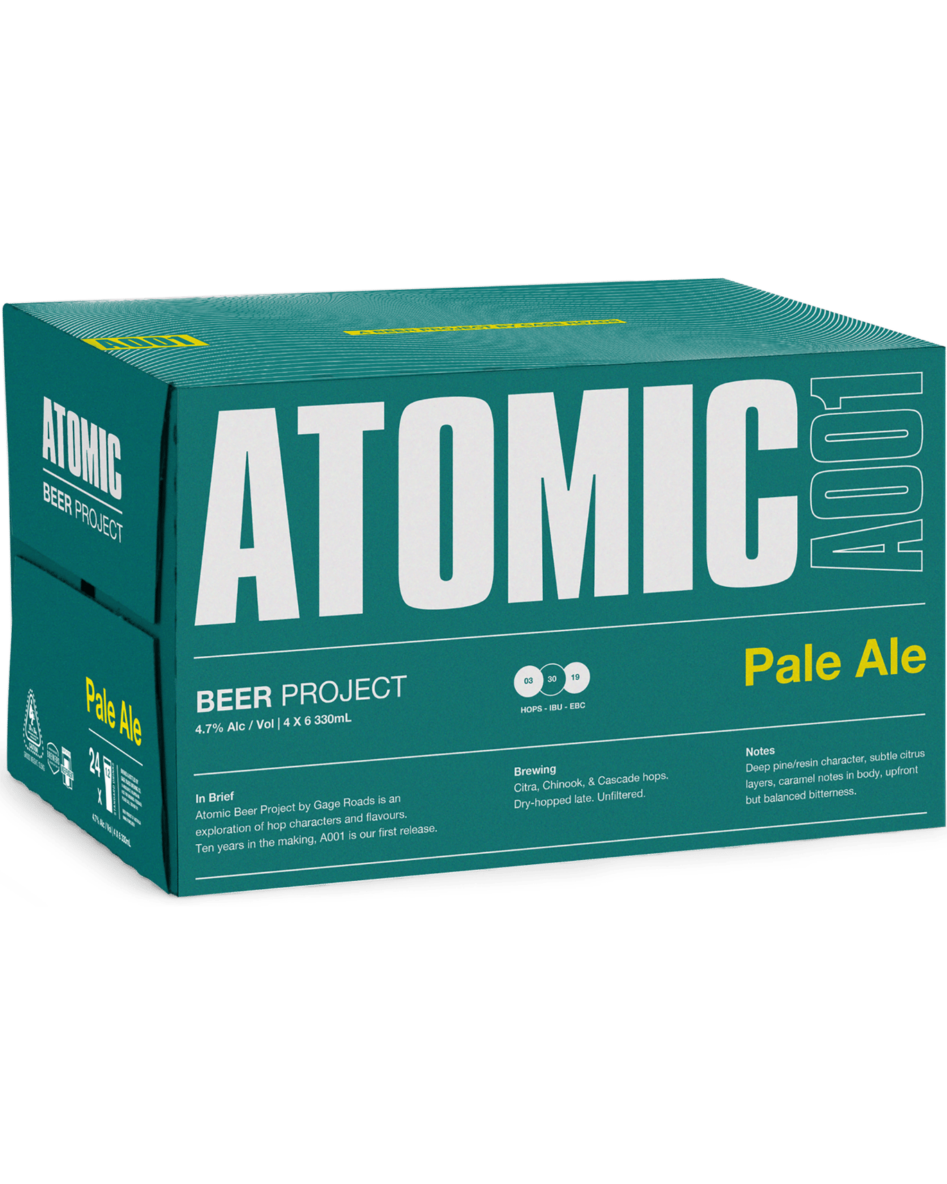 Buy Gage Roads Atomic Beer Project Pale Ale Bottles 330ml Online @Lowest Price