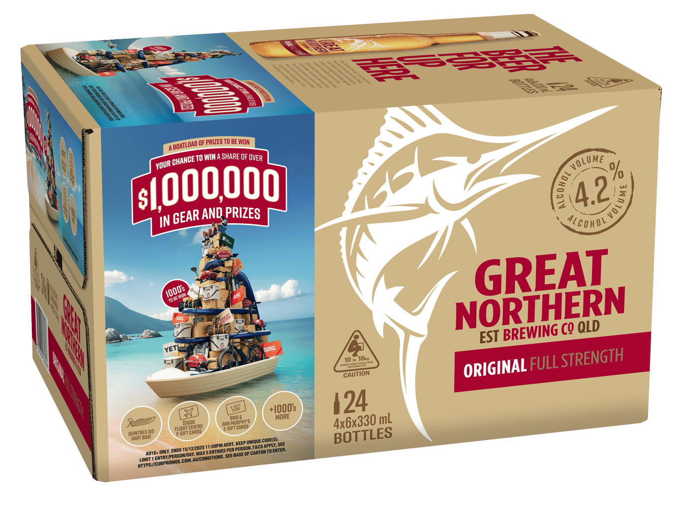 Buy Great Northern Brewing Co. Original Lager Bottles 330ml Online ...