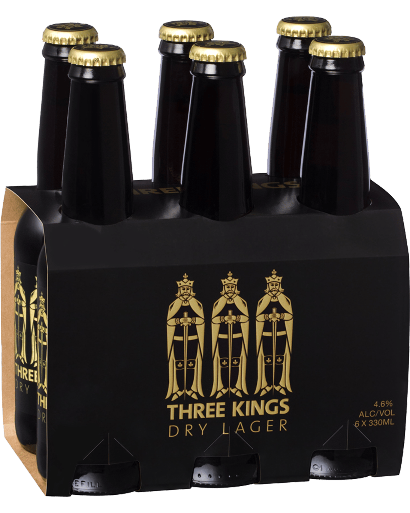 Buy Three Kings Dry Lager 330ml Online (Low Prices) from Dan Murphy's