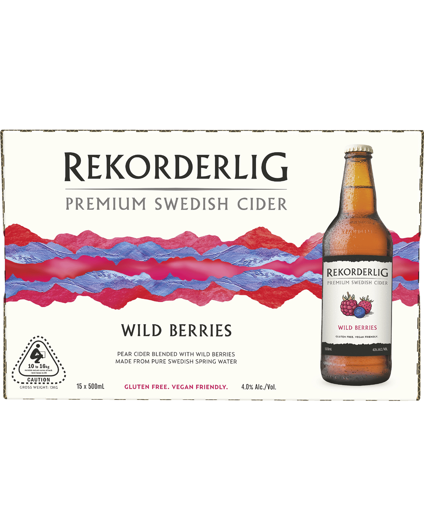 Buy Rekorderlig Premium Wild Berries Cider Bottles 500ml Online @Lowest ...