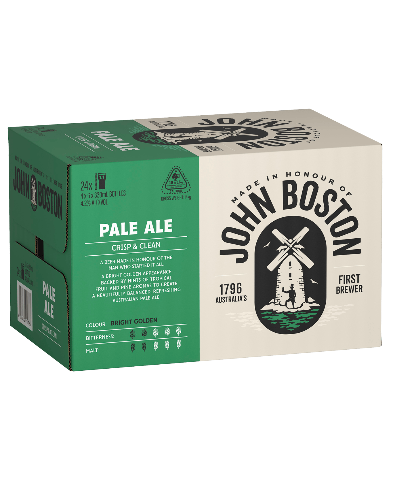 Buy John Boston Pale Ale Bottle 330ml Online @Lowest Price