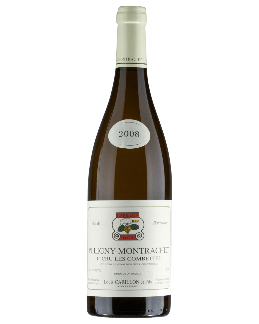 Buy Louis Carillon 1er Cru Les Combettes Puligny-montrachet 2008 Online ...