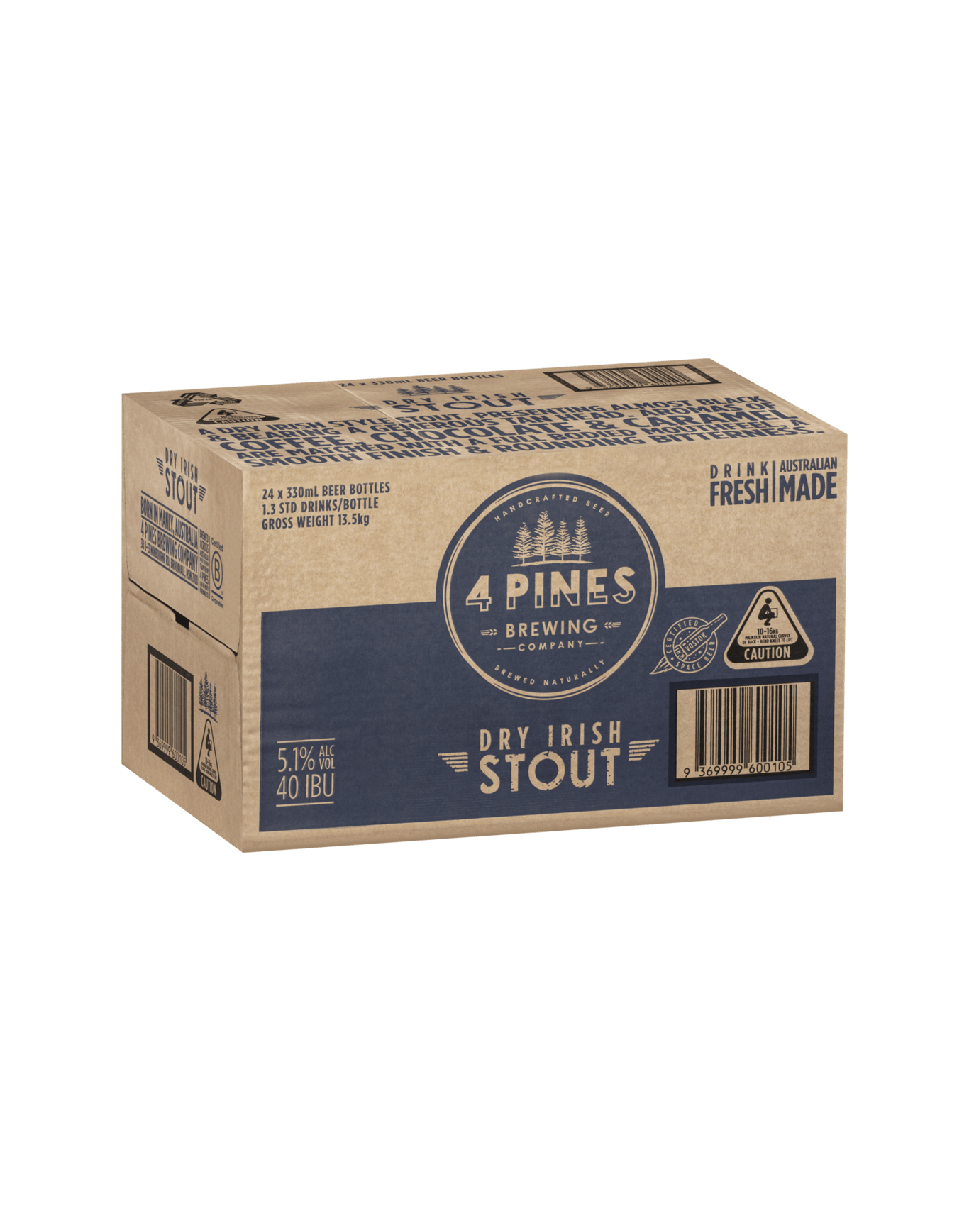 Buy 4 Pines Nitro Stout Bottles 330ml Online @Lowest Price