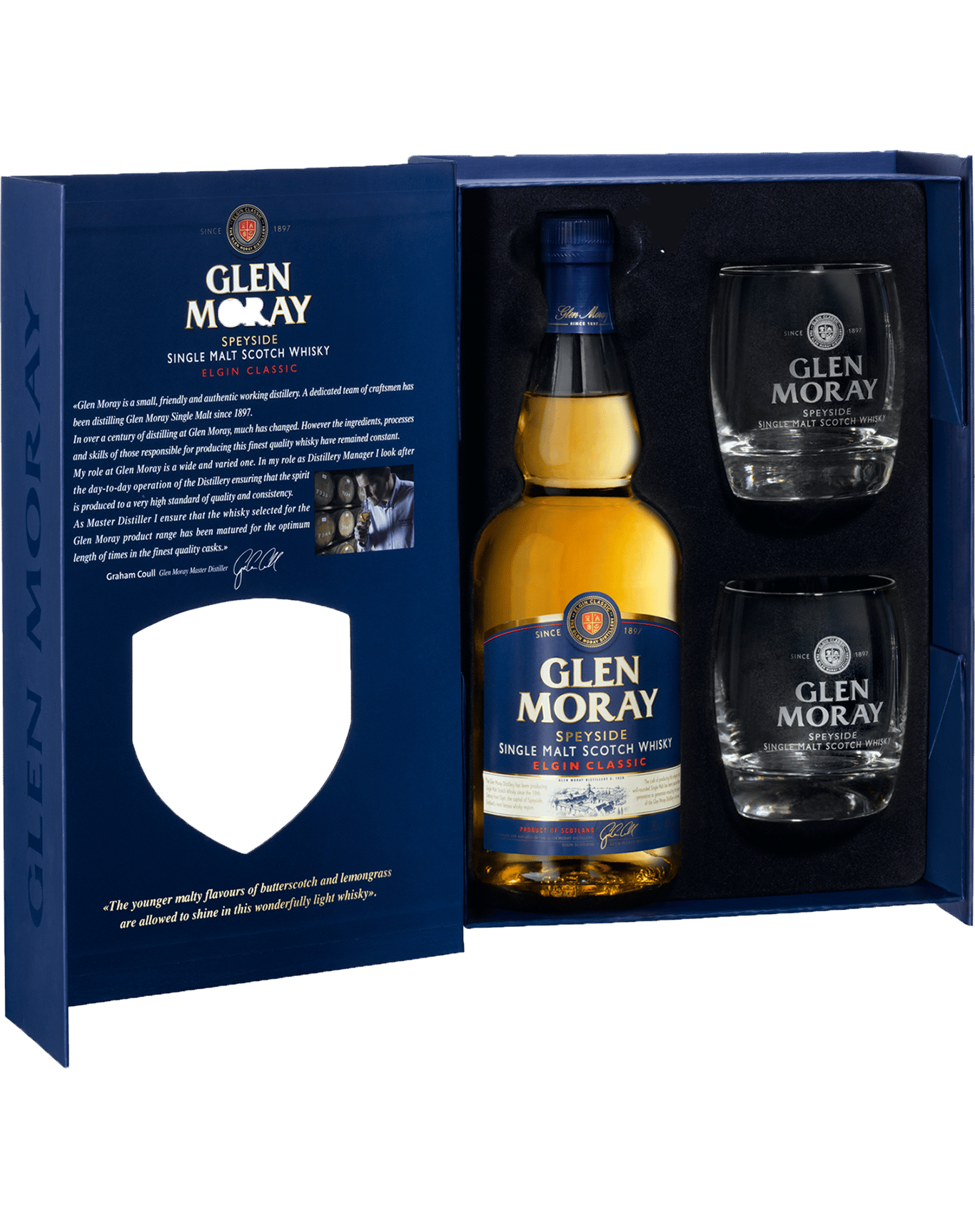 Buy Glen Moray Classic Single Malt Scotch Whisky Glasses Gift Pack ...
