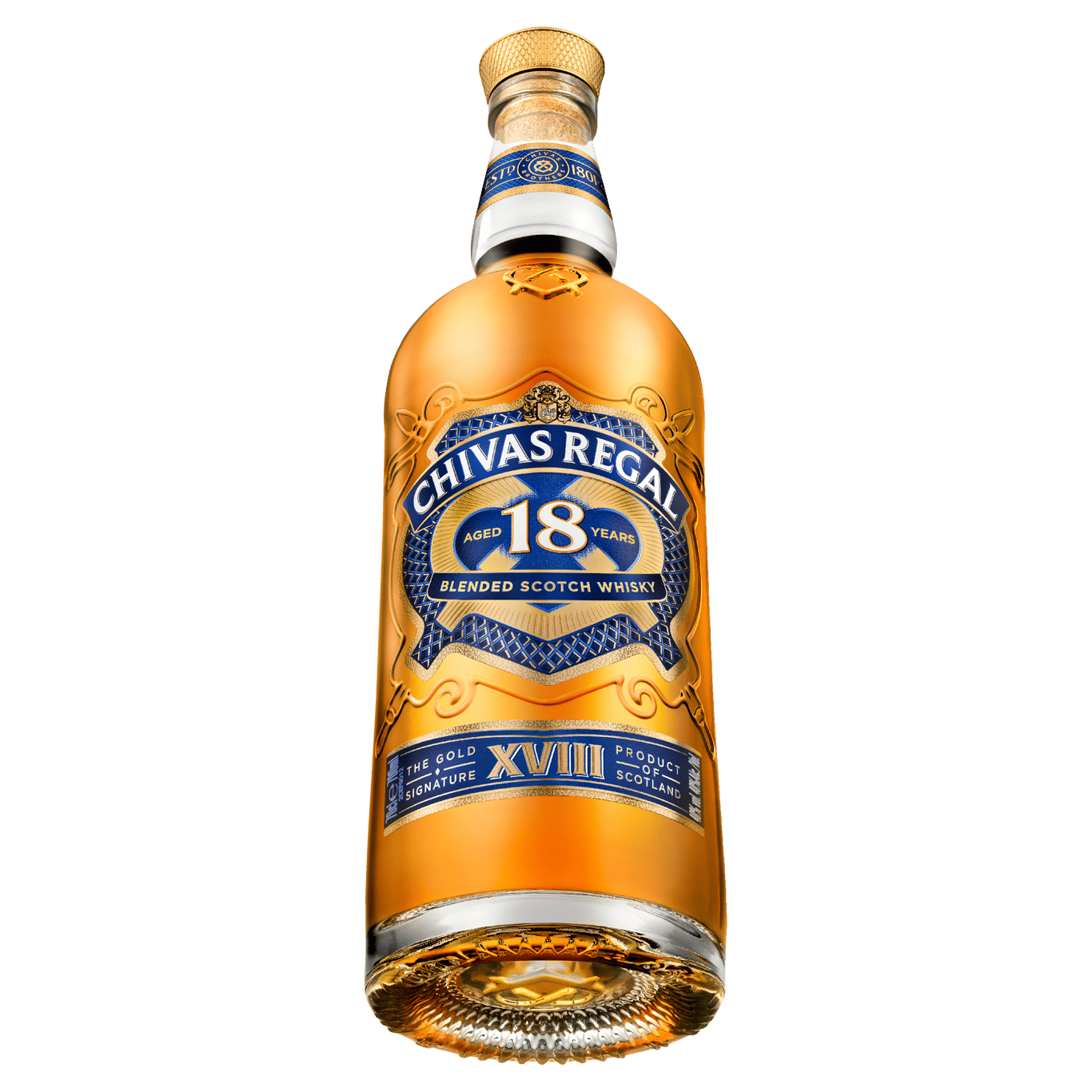 Buy Chivas Regal 18 Year Old Blended Scotch Whisky 700ml Online (Low ...