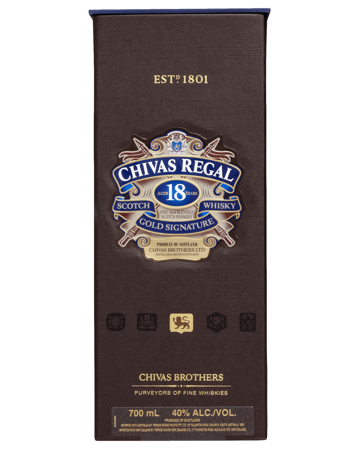 Buy Chivas Regal 18 Year Old Blended Scotch Whisky 700ml Online (Low ...